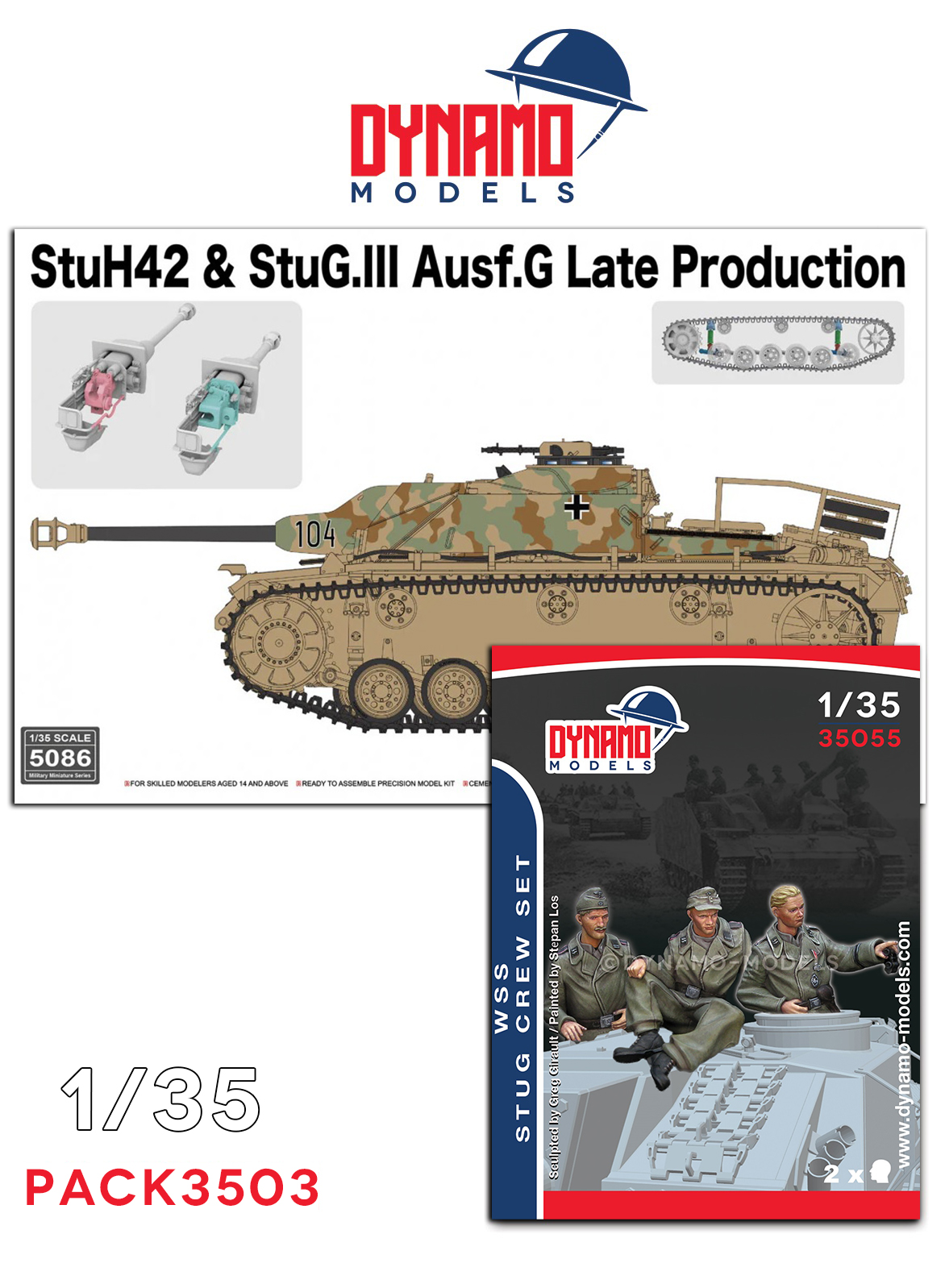 Special Pack – StuG.III Ausf.G RFM + WSS German Stug Crew Set 1/35 ...